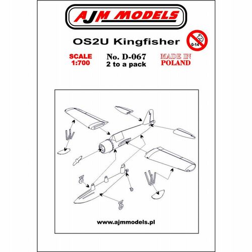 AJM Models D-067 OS2U Kingfisher