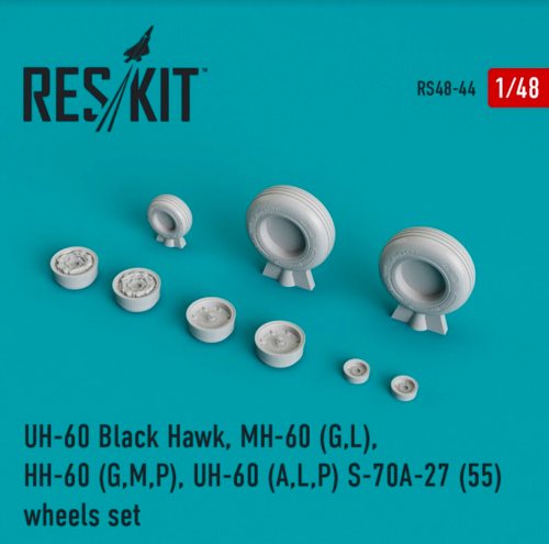 RES/KIT 48-0044 UH-60 (all versions) wheels set