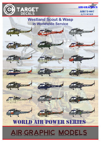 Air-Graphic Models AIR72-007 Westland Wasp/Scout in Worldwide Service
