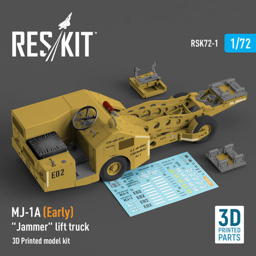 RES/KIT K72-0001 MJ-1A (Early) 'Jammer' Lift Truck (3D Printed Model Kit)