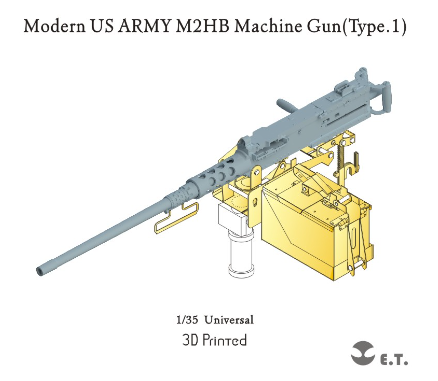 ET Model P35-266 US Modern M2HB Machine Gun - Type 1