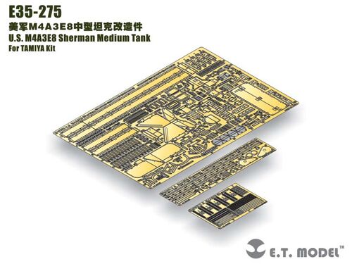 ET Model E35-275 US Medium Tank M4A3E8 Sherman (for Tamiya Kit)
