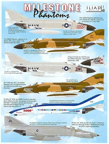 Iliad Design 48022 Milestone McDonnell F-4 Phantom