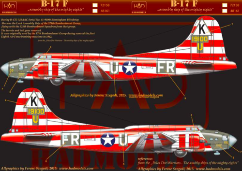HAD Models 72158 B-17E Birmingham Blitzkrieg USAAF