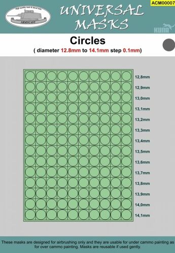 Armycast ACM00007 Circles 12,8mm - 14,1mm
