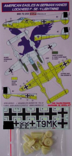 Kora Models Dec72253 Lockheed F-5E-4 Lightning Luftwaffe