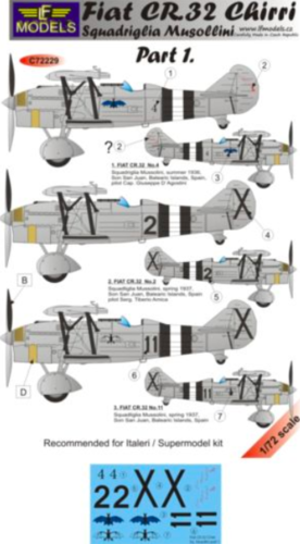 LF Models C72229 FIAT CR.32 Squadriglia Musollini part 1.