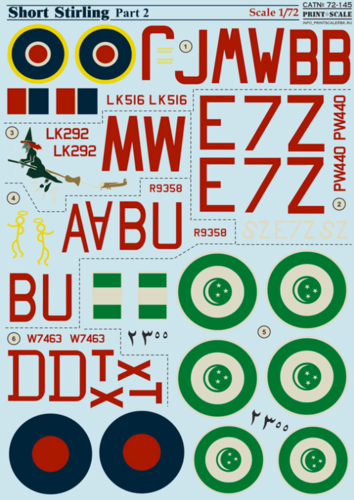 Print Scale 72-145 Short Stirling Part 2