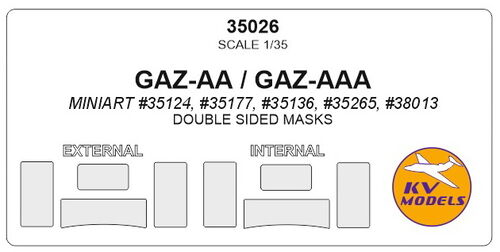 KV Models 35026 GAZ-АА / GAZ-ААА (MINIART) - (Double sided)