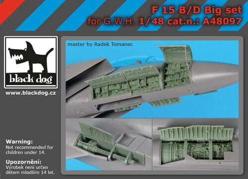 Black Dog A48097 F-15 C/D big set for G.W.H