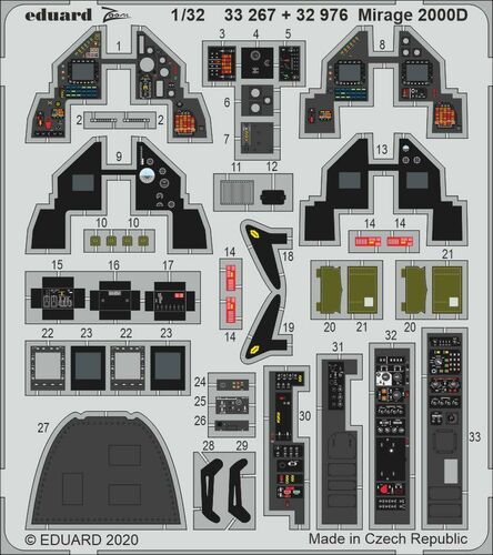 DISCONTINUED Eduard 32976 Mirage 2000D KITTY HAWK