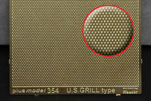 Plus Model 354 Engraved plate - U.S. Grill