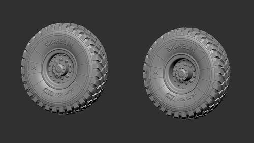 Firma49 T061-72 Wheels for THAAD (for Trumpeter Kits)