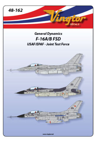Vingtor 48-162 General Dynamics F-16 A/B - Full Scale Development Test Aircraft