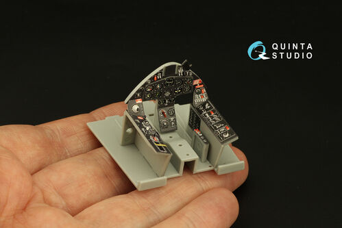 Quinta Studio QD32184 Grumman F8F-2 Bearcat - 3D-Printed & Coloured Interior (for Trumpeter kits)
