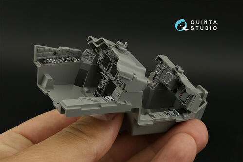 Quinta Studio QDS35104 Boeing AH-64 DI Saraf - 3D-Printed & Coloured Interior Small Version (for Takom kits)