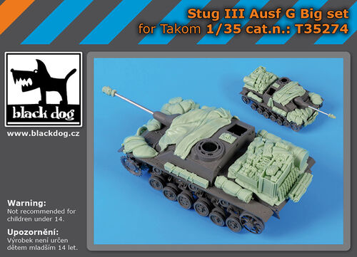 Black Dog T35274 Stug III Ausf G Big Set (For Takom)