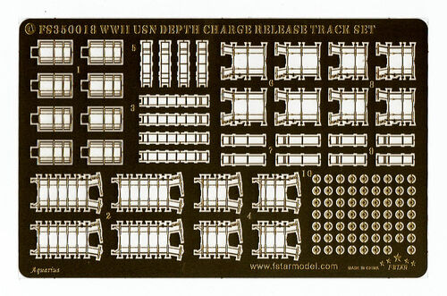 Five Star Model 350018 US Navy WWII Depth Charge Release Track Set