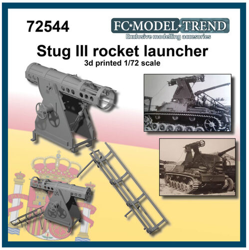 FC ModelTrend 72544 Stug III - Rocket Launcher (3D-printed)