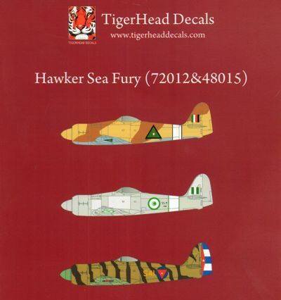 TigerHead Decals 48015 Hawker Sea Fury FB.11 - Overseas Operators