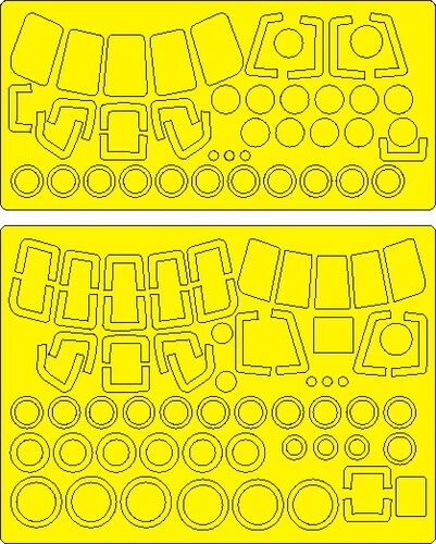 New Ware AM1140 Mi-17 Hip-H EXPERT Kabuki Masks For Trumpeter 05814