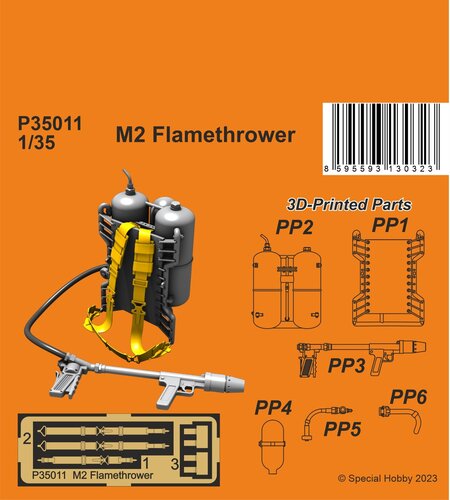 CMK P35011 M2 Flamethrower 3D
