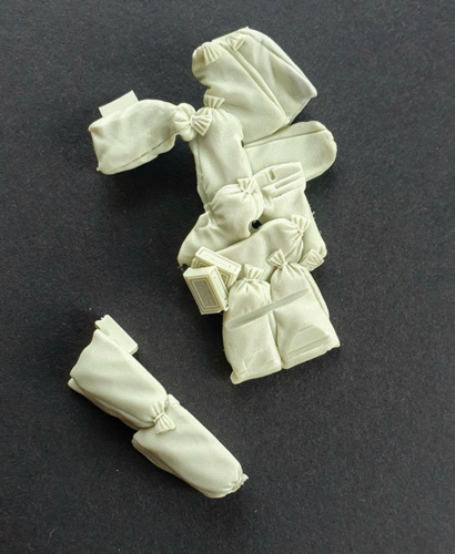 PanzerArt RE35-720 Willys Jeep floor and windscreen sandbags set