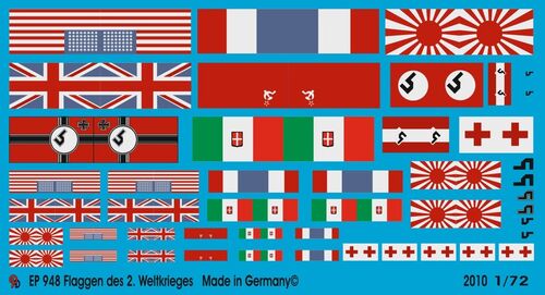 Peddinghaus-Decals 0948 Flags Of The World War II