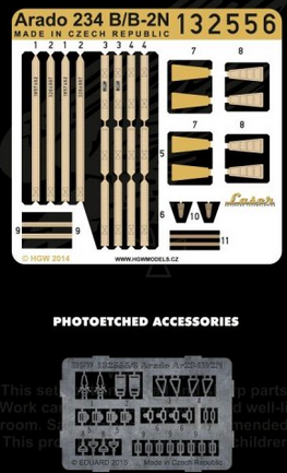 HGW Models 132556 Arado Ar 234B & B-2N