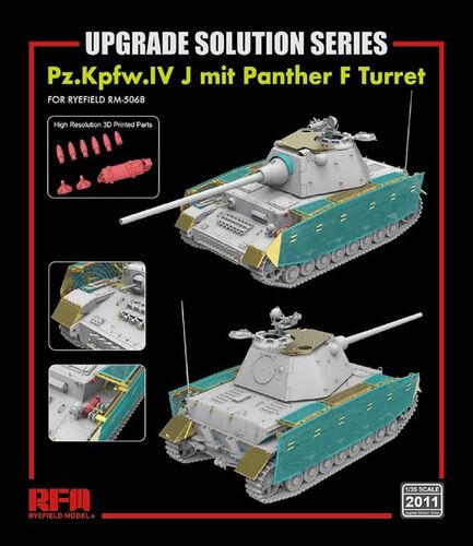 Rye Field Model RM-2011 Upgrade Solution Series for Pz.Kpfw.IV J mit Panther F Turret