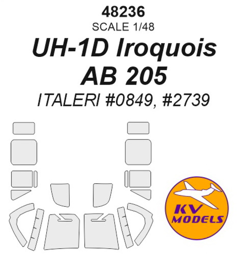 KV Models 48236 UH-1D Iroquois / AB 205