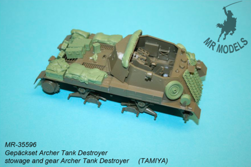 MR Modellbau 35596 Stowage & gear Archer tank Destroyer