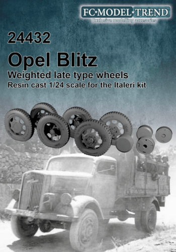 FC ModelTrend 24432 Opel Blitz, weighted wheels