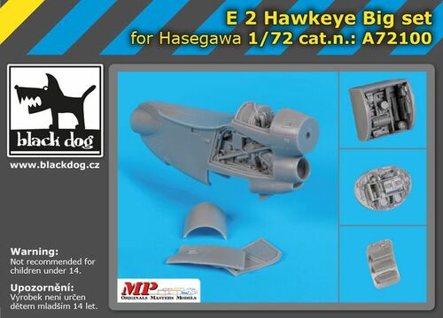 Black Dog A72100 E-2 Hawkeye big set for Hasegawa