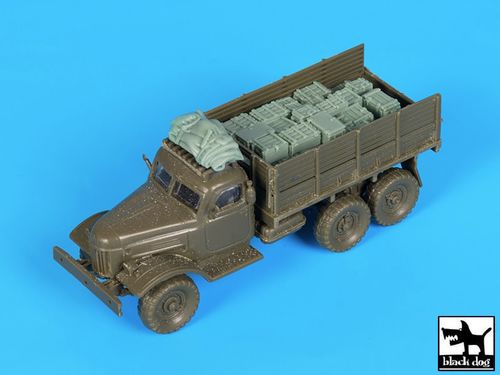 Black Dog T72104 Zil 157 Soviet army truck accessories set for Trumpeter