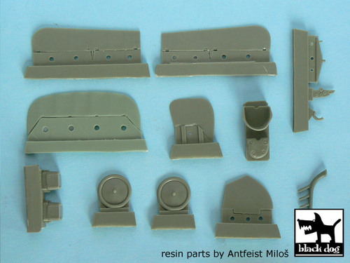 Black Dog A48001 Albatros D.I & D.II detail set for Gavia 4815 & Eduard 8082