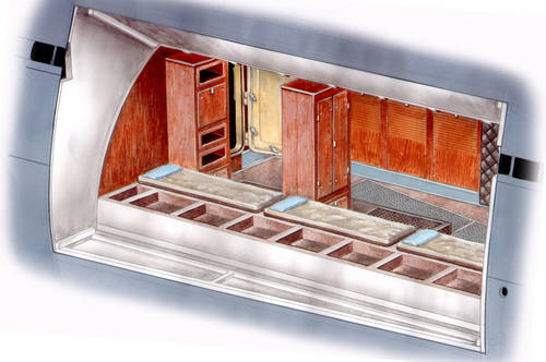 CMK KN72015 U-Boot typ IX Front Crew Quarters for REV