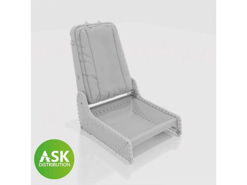 Art Scale Kit A32024 Messerschmitt P.1101 - 3D-Printed Seat (Me 262 type) excluding Seat belts (for Das Werk Kits)