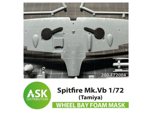 Art Scale Kit F72004 Supermarine Spitfire Mk.Vb - Wheel Bay Foam Mask (for tamiya Kits)