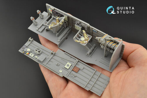Quinta Studio QD32091 Junkers Ju-87 A - 3D-Printed & Coloured Interior (for Trumpeter kits)