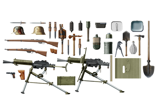 ICM 35671 WWI Austro-Hungarian Infantry Weapon and Equipment