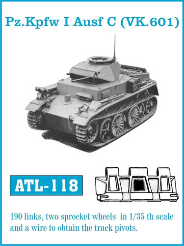FriulModel 118 Tracks for Pz.Kpfw I Ausf C (VK.601)