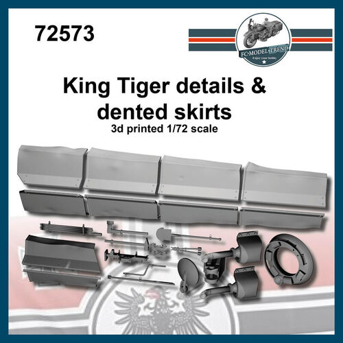 FC ModelTrend 72573 King Tiger Details And Dented Skirts