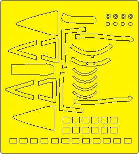 New Ware AM1226 A-10 C Thunderbolt II BASIC Kabuki Masks For G.W.H L4829 Kit