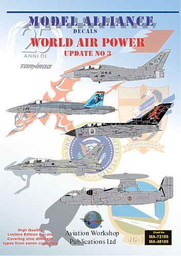 Model Alliance 48185 World Air Power Part 3 - Nine aircraft types from seven countries (13 schemes)