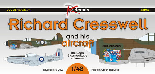 DKdecals 48P04 Richard Creswell And His Aircraft