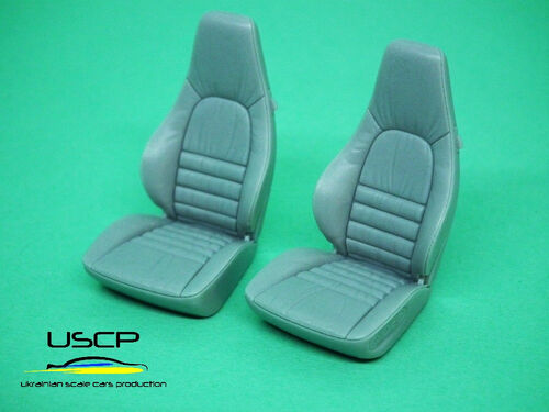 Ukrainian Scale Cars Production (USCP) 24A072 Classic Porsche Leather Seats (964/930)