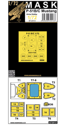 HGW Models 672013 P-51 B/C Mustang