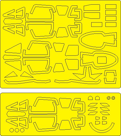 New Ware AM1090 Su-17UM3 Fitter-G ADVANCED kabuki masks for Hobby Boss