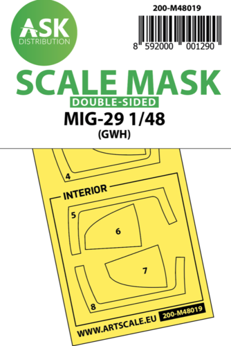 Art Scale Kit M48019 MiG-29 double-sided